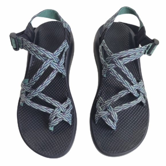 Chaco | Shoes | Chacos Zx2 Teal And Purple Outdoor Sandals | Poshmark